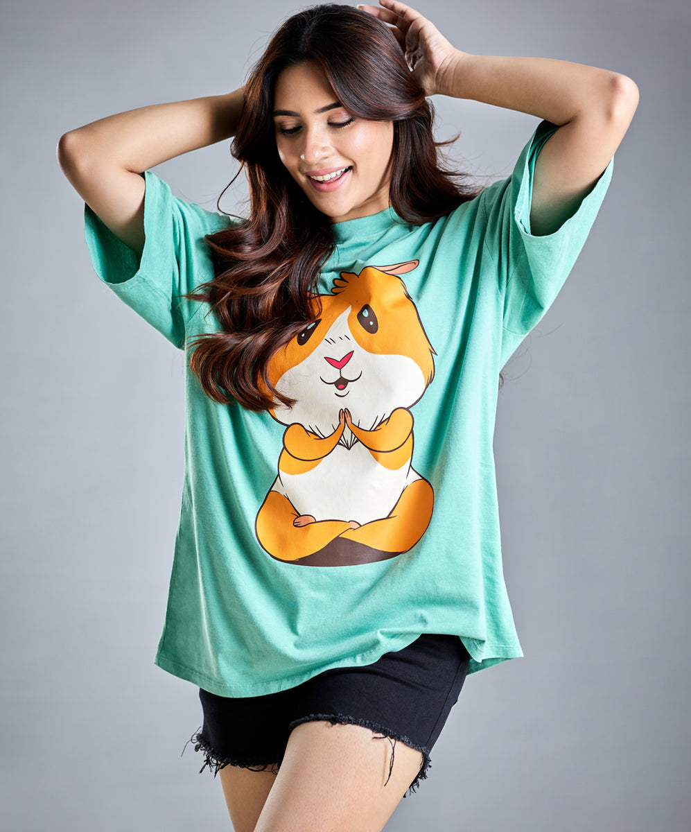 Oversize Mint T-Shirt – Zigzag