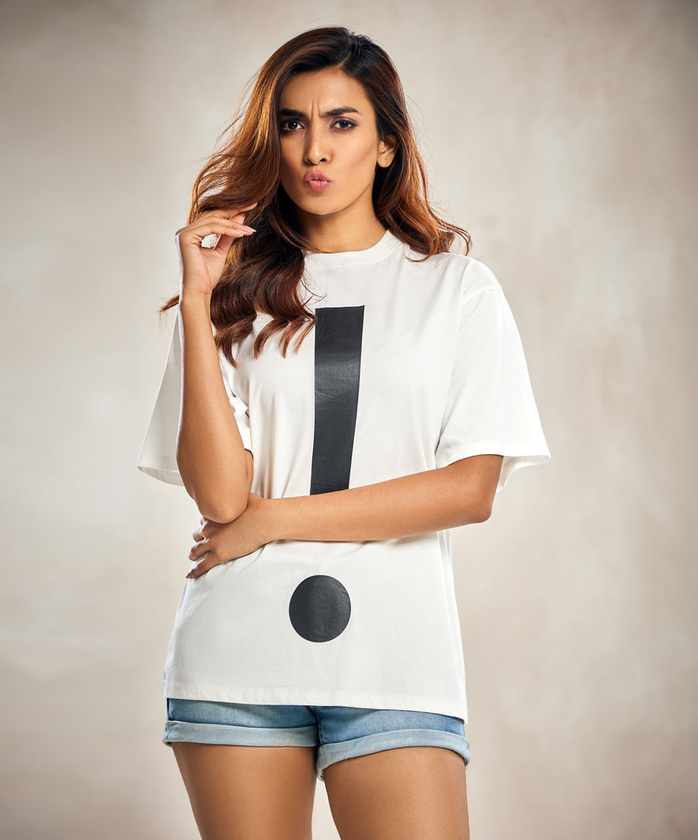 Exclamation Mark Oversized Tshirt – Zigzag