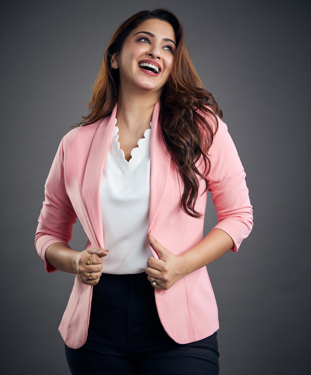 Pink Work Wear Blazer – Zigzag