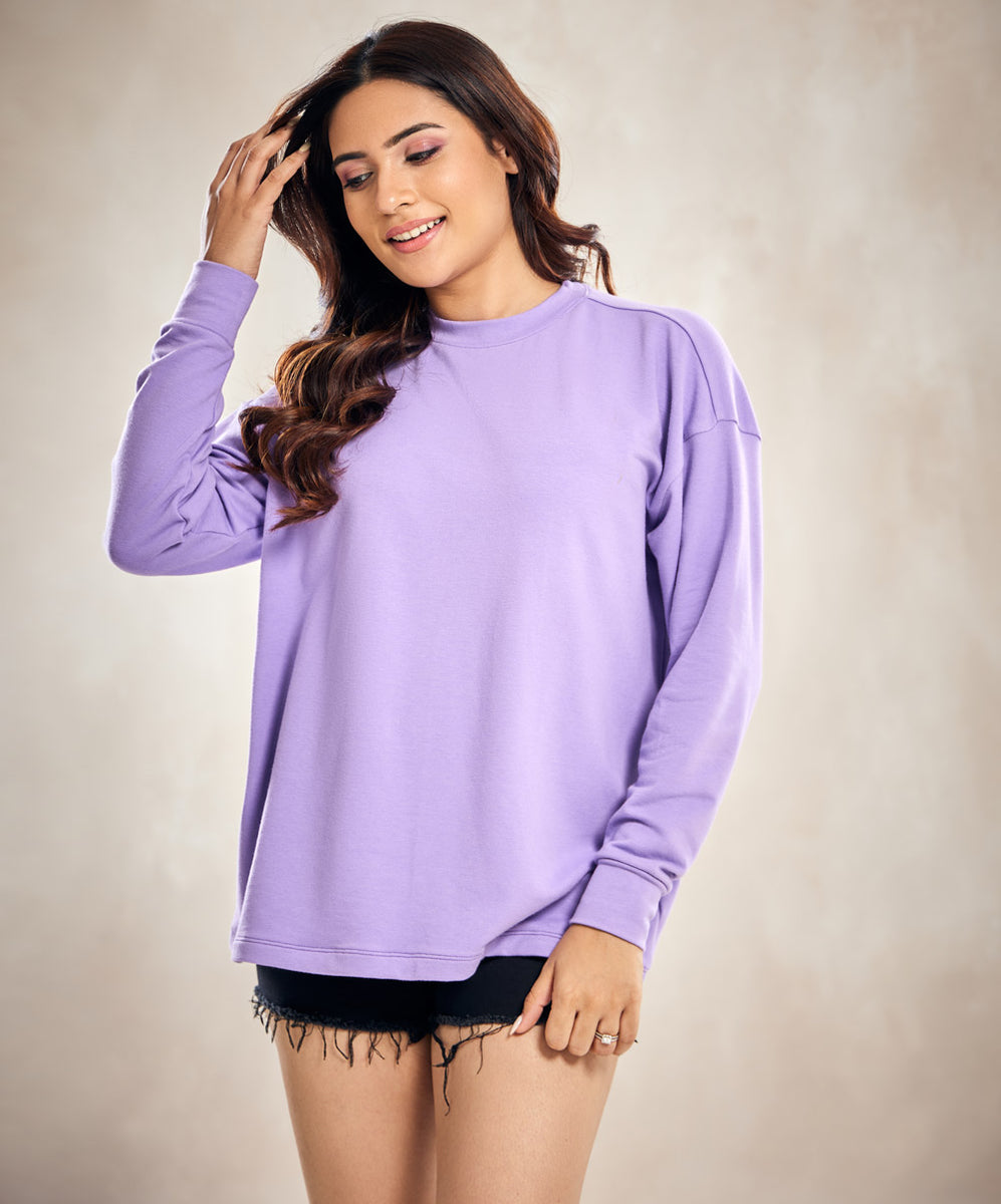 Lavender Comfort Color Long Sleeve T-Shirt – Zigzag