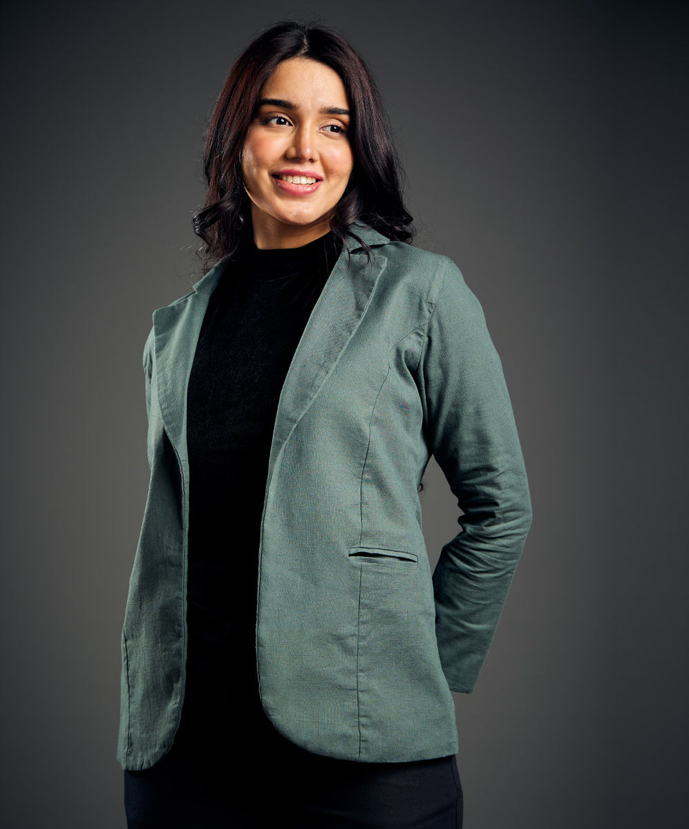 Linen Basic Formal Jacket – Zigzag